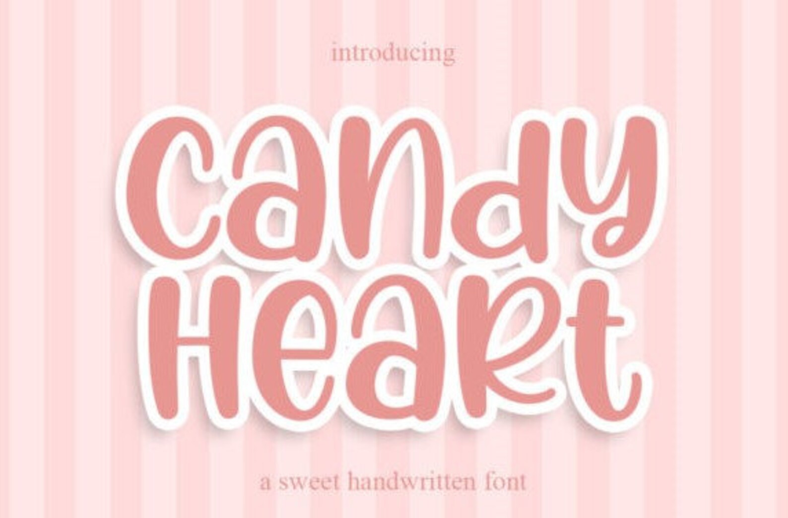 Candy Heart Font, Lovely Font, Branding Font, Wedding Font, Swash Font ...