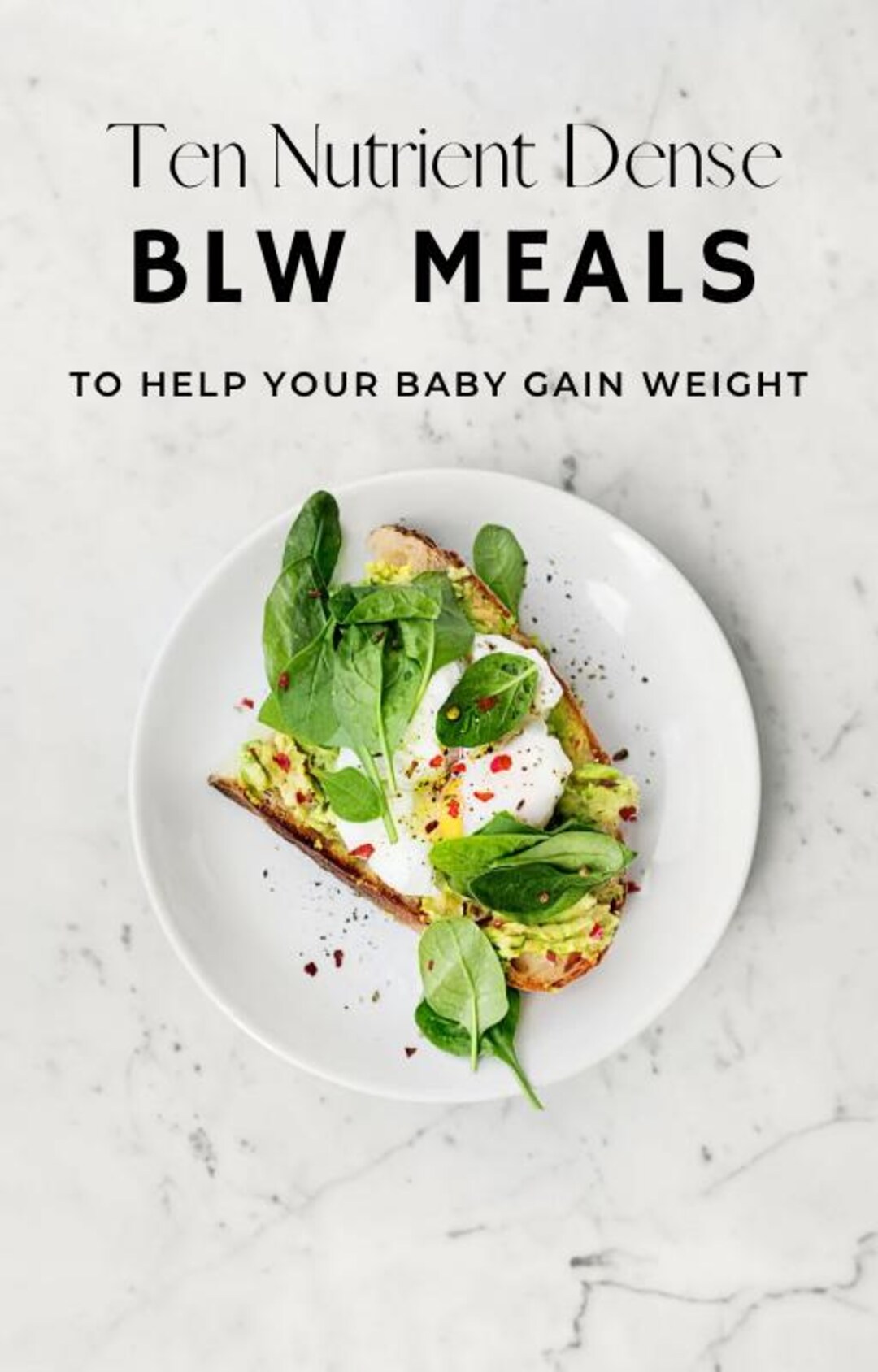 Baby-led Weaning Nutrient Dense Recipe Ebook | 10 Easy & Healthy Finger ...