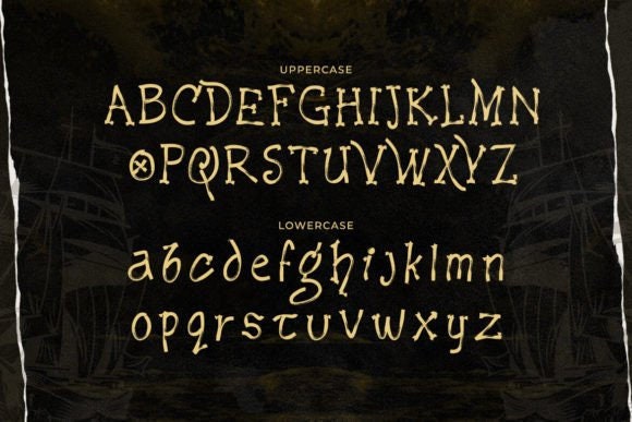 Pirate Master Font, Handwritten Font, Script Beautiful Font, Vintage ...