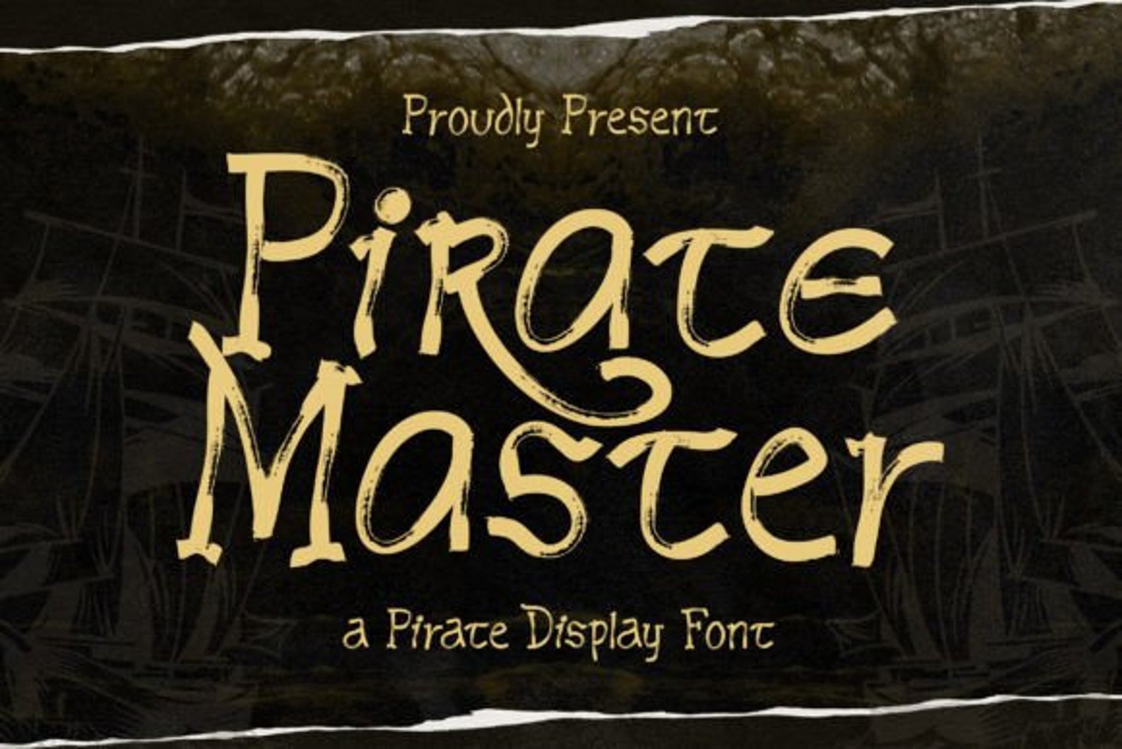 Pirate Master Font, Handwritten Font, Script Beautiful Font, Vintage ...