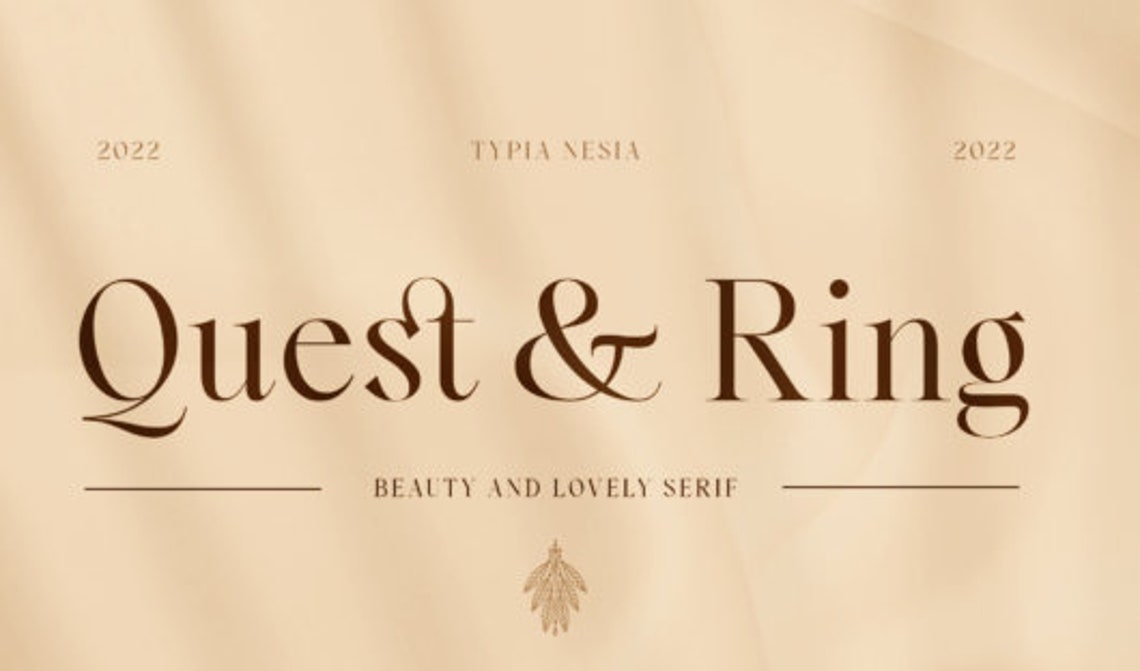 Quest and Ring Font, Handwritten Fonts, Stylish Font, Calligraphy Fonts ...