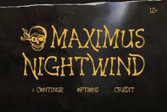 Pirate Master Font, Handwritten Font, Script Beautiful Font, Vintage ...