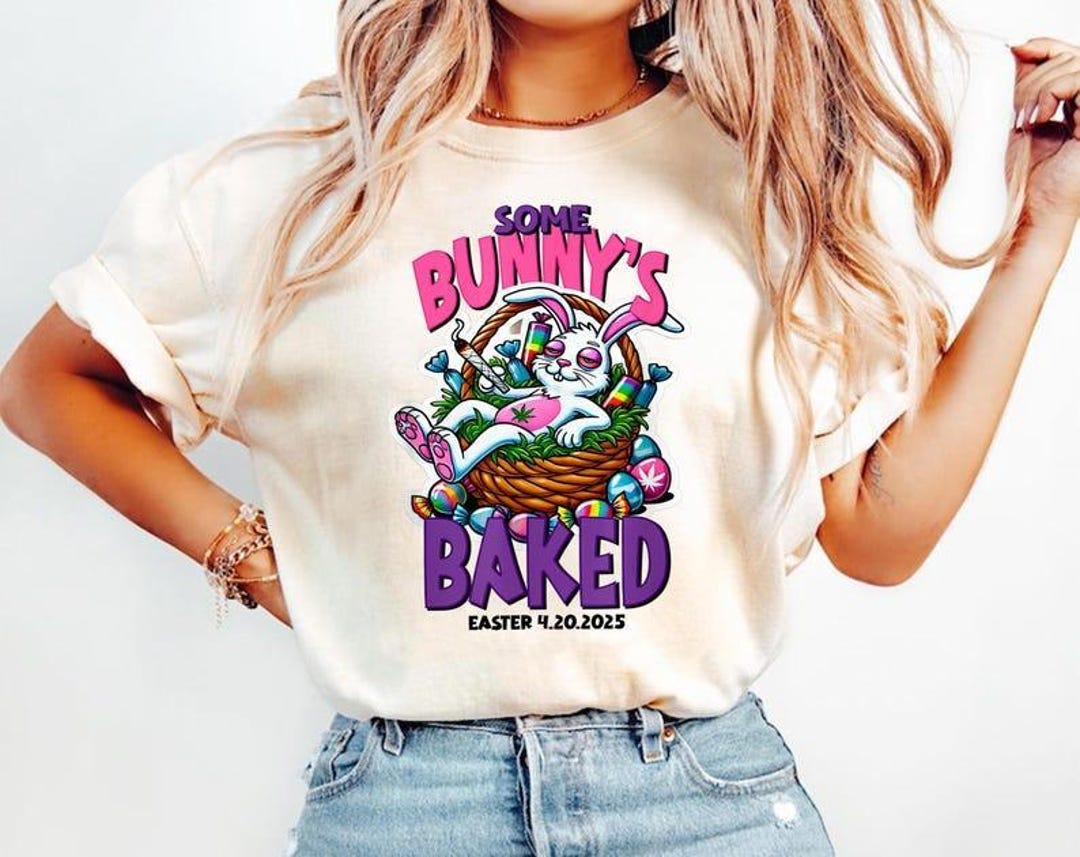 Easter Bunny Weed Smoking Rabbit Cannabis 420 Day Hoodie, Some Bunny's ...