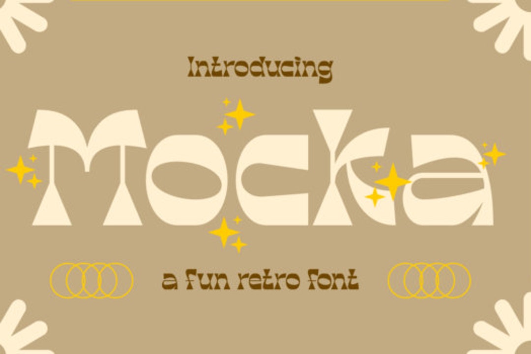 Mocka Font, Script Beautiful Font, Vintage Font, Cheap Font, Retro Font ...