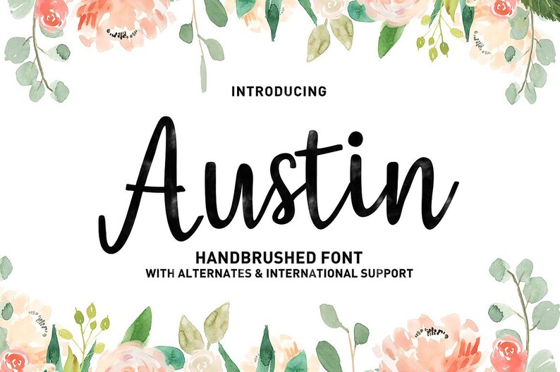 Austin Font, Cute Fonts for Crafters, Baby Fonts, Bold Fonts, Farmhouse ...