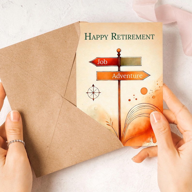 Happy Retirement Card Printable - Coworker Leaving, Congrats Retirement ...