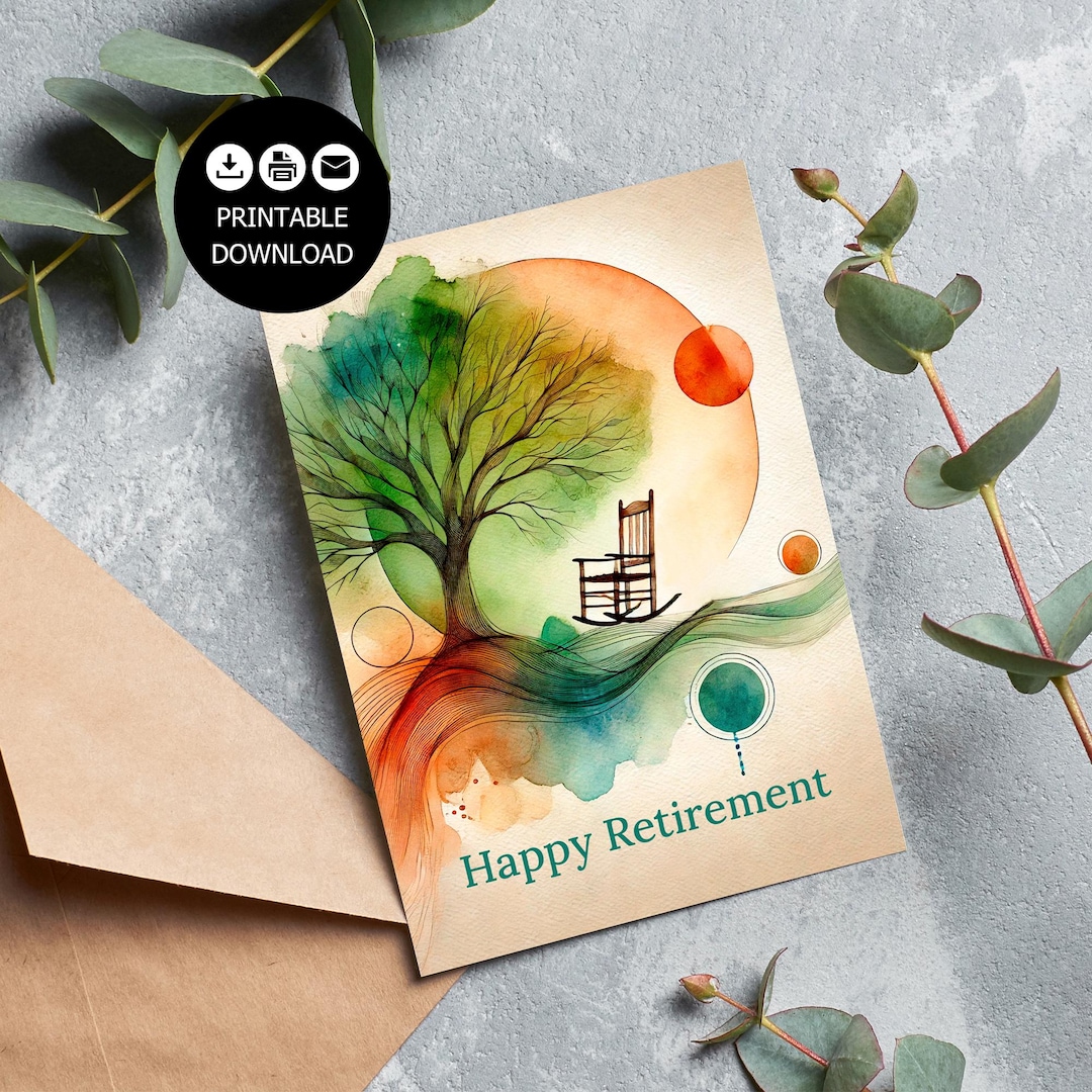 Retirement Card Printable Cards - Congrats Retirement, Coworker ...