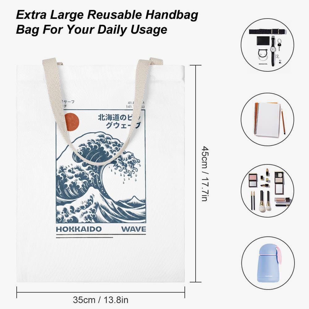 Japanese Tote Bag, Japanese Bag, Great Wave, Japanese, Japanese Art ...
