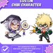 Custom Chibi Anime Chibi Character Chibi Logo Cute Chibi Chibi Emotes ...