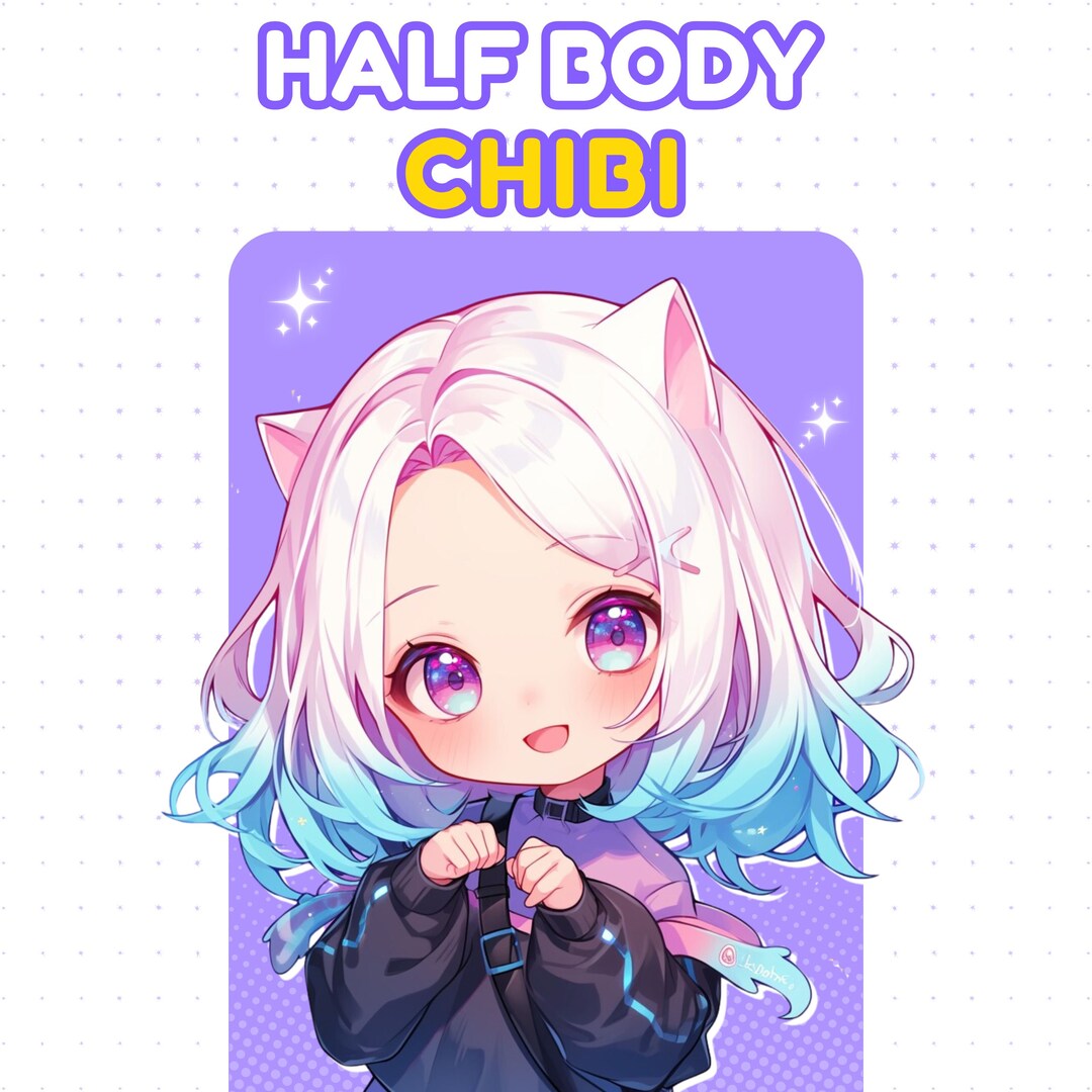 Custom Chibi Anime Chibi Character Chibi Logo Cute Chibi Chibi Emotes ...