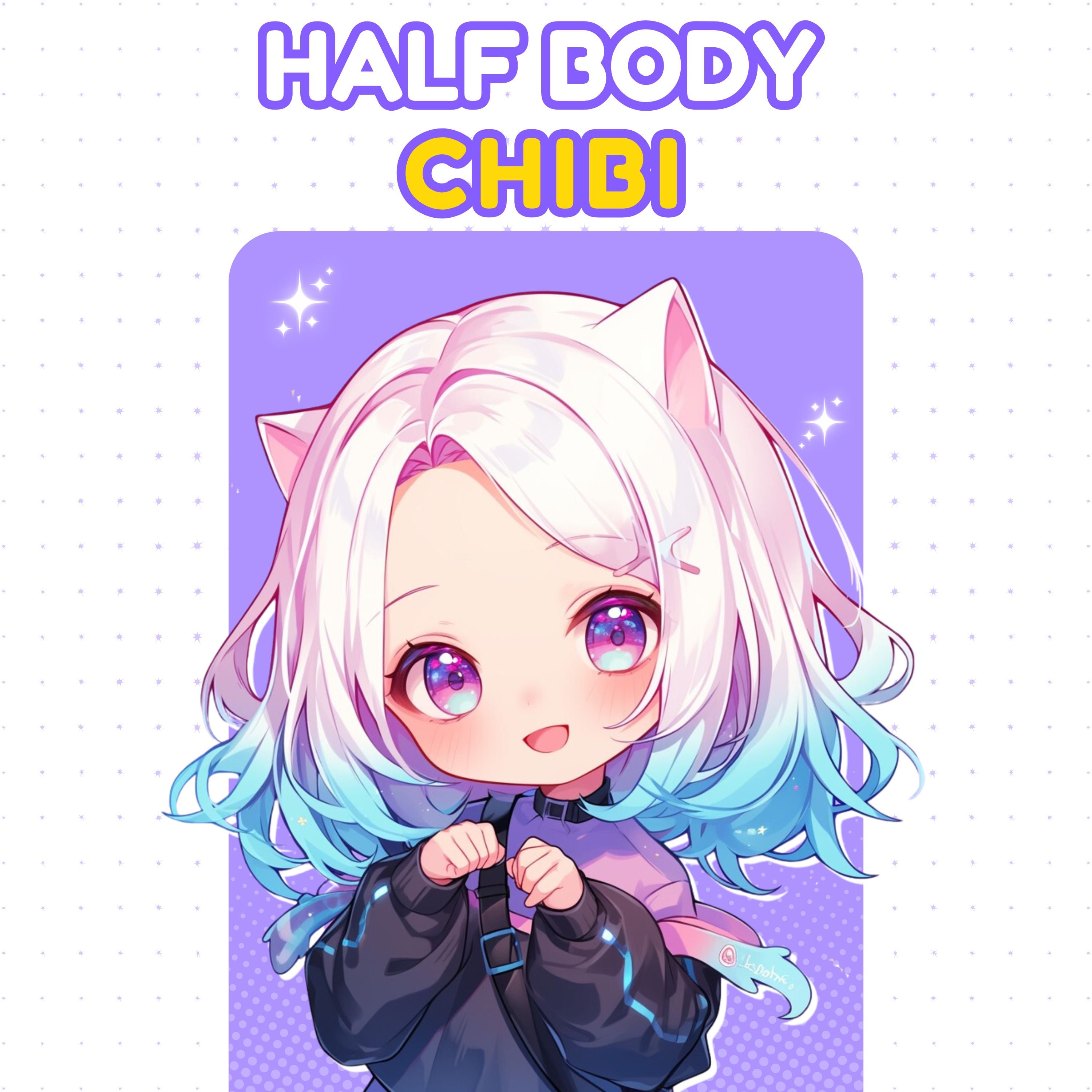 Custom Chibi Anime Chibi Character Chibi Logo Cute Chibi Chibi Emotes ...