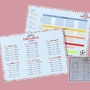 UEFA Euro 2024 Chart, Euro 2024 Fixtures and Schedule, Euro Football ...