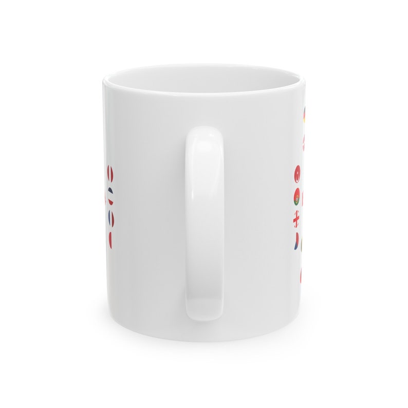 Euro 2024 Mug, Euro 2024 Team Flags, Euro Football Tournament Mug, UEFA ...