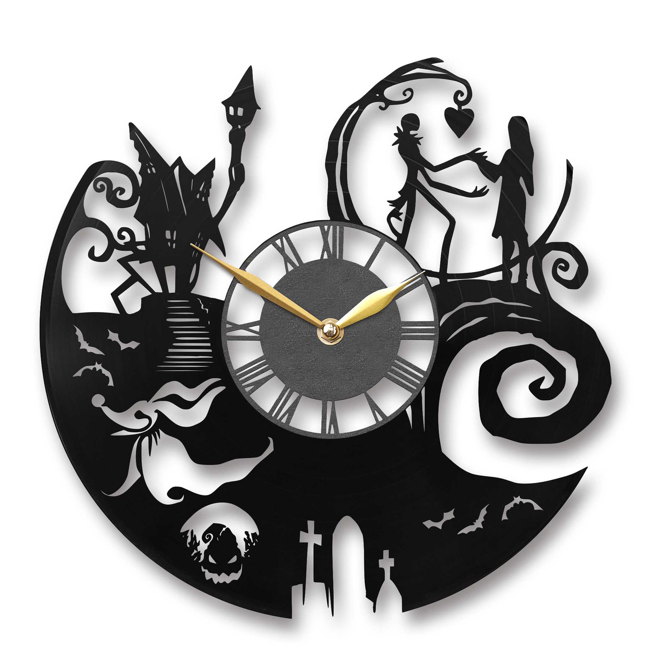 Nightmare Before Christmas Clock, Nightmare Before Christamass Decor ...