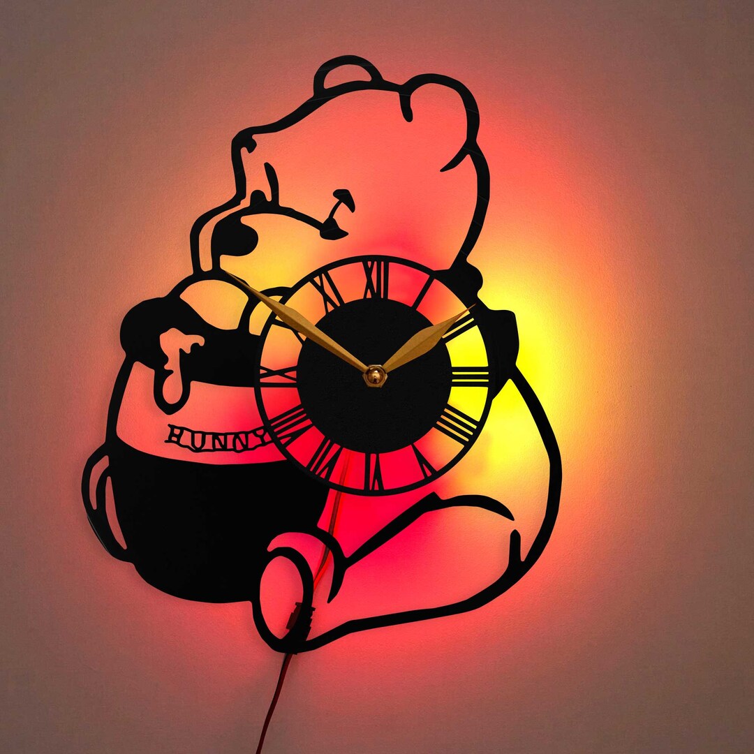 Teddy Bear Clock, Gift Idea, Wall Decor - Etsy