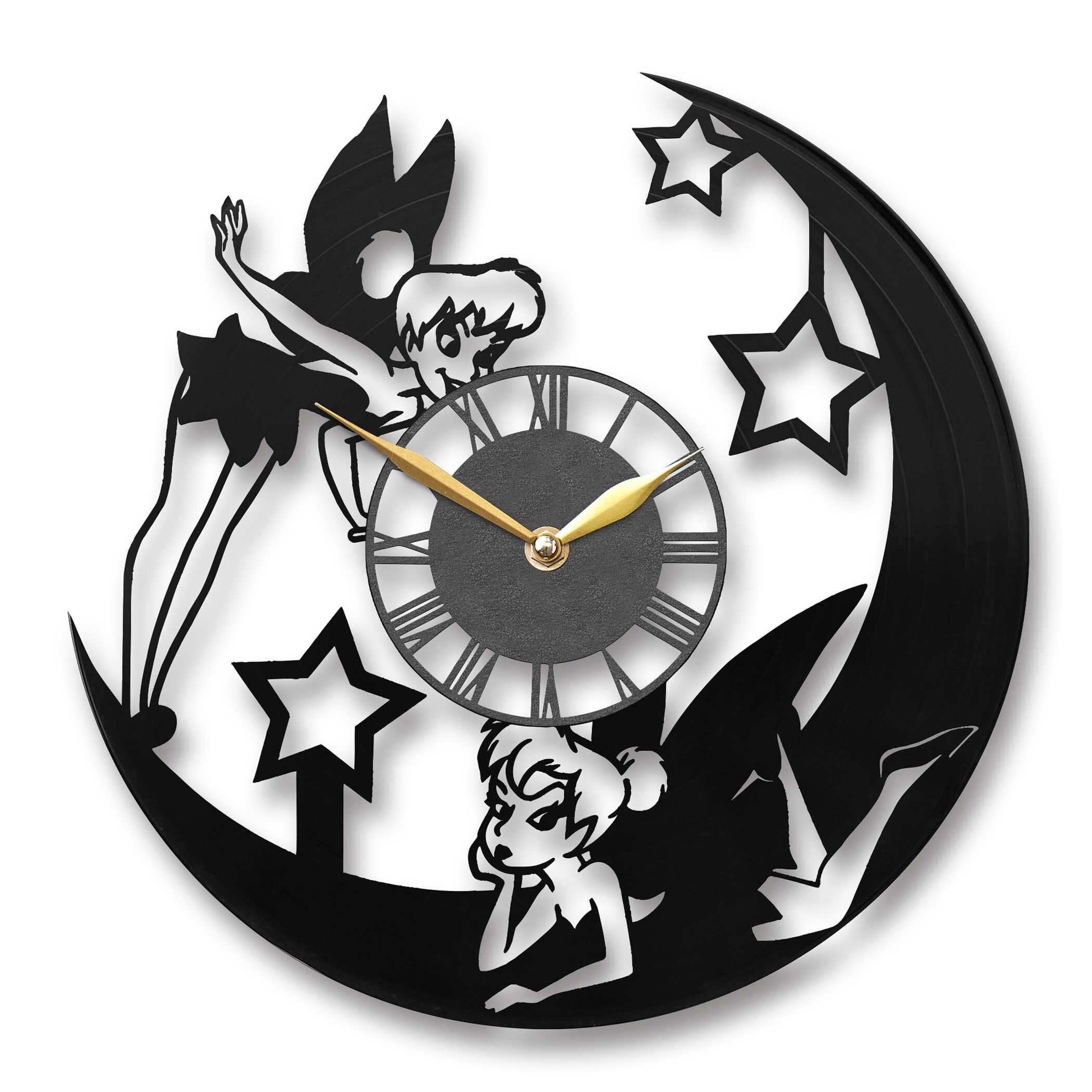 Peter Pan Clock, Tinker Bell Clock, Peter Pan Gift, Peter Pan Lamp - Etsy