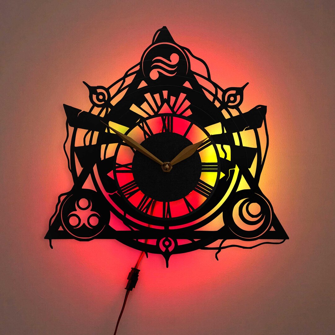 Legend of Zelda Clock, Zelda Gifts, Zelda Record, Zelda LED Light - Etsy