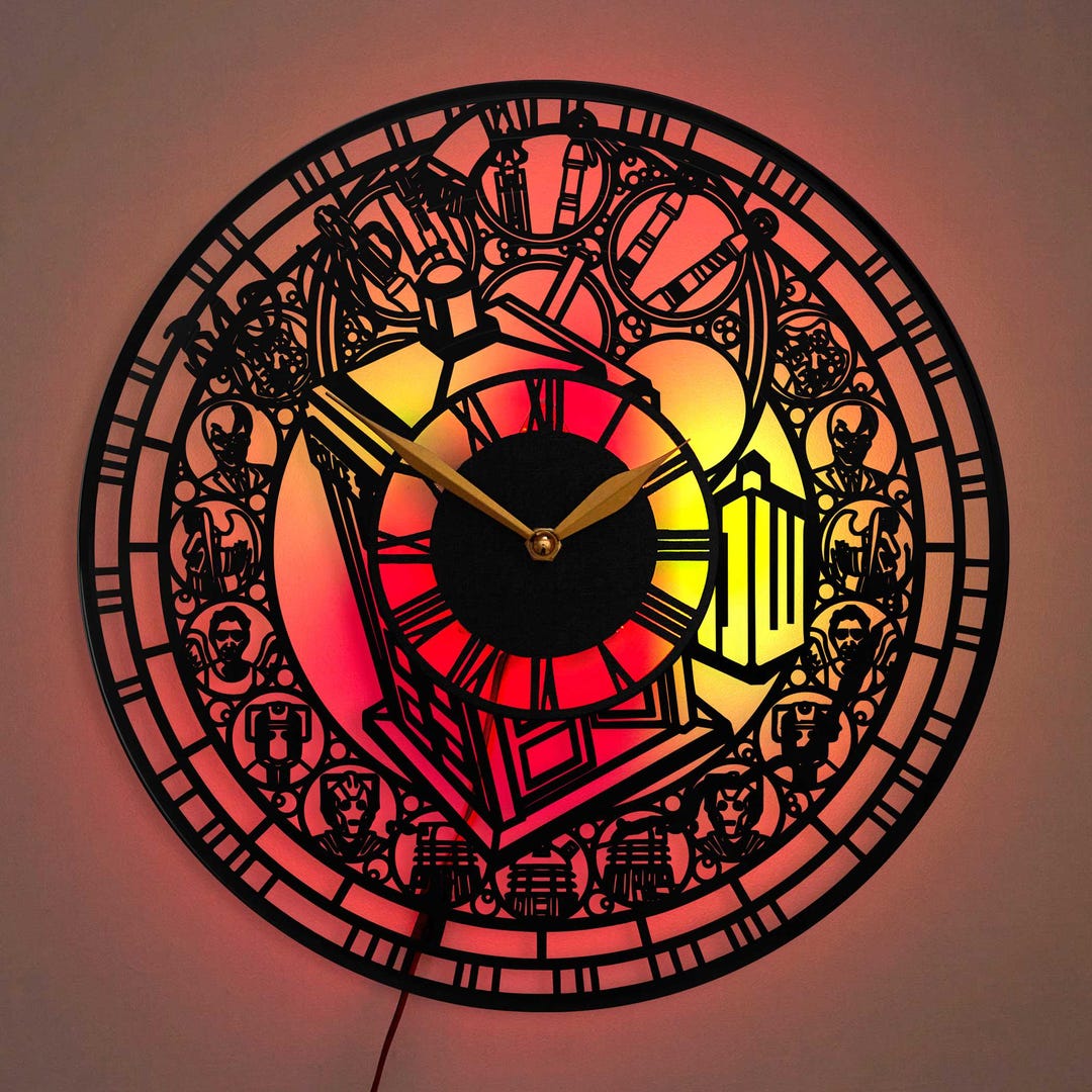 Doctor Who Clock, Dr Who Clock, Dr Who Gifts, Doctor Who Gifts, Tardis ...