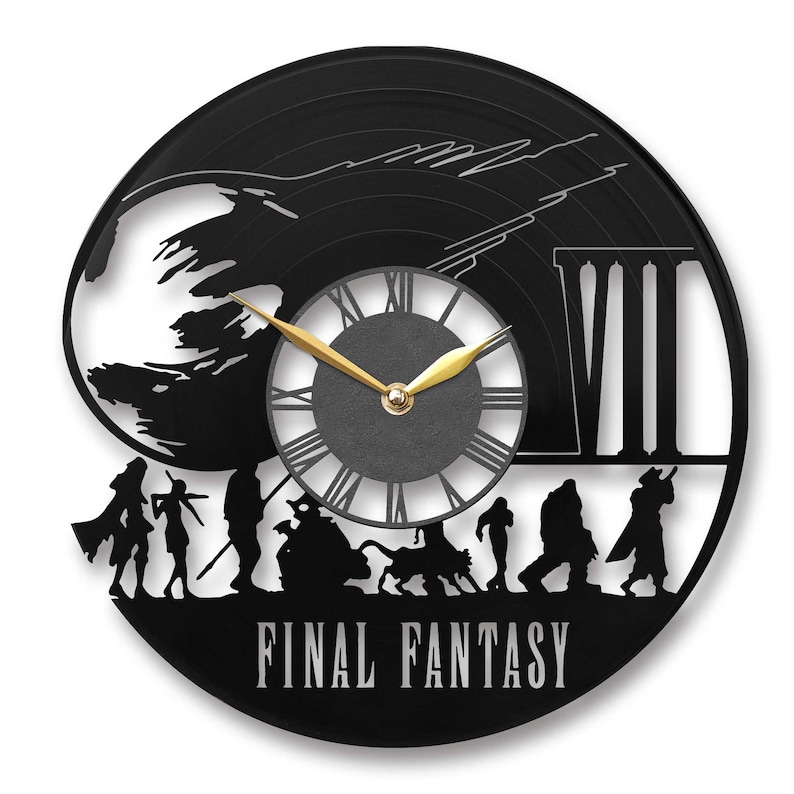 Final Fantasy 7 Clock, Final Fantasy VII, Ff7 Clock, Final Fantasy ...