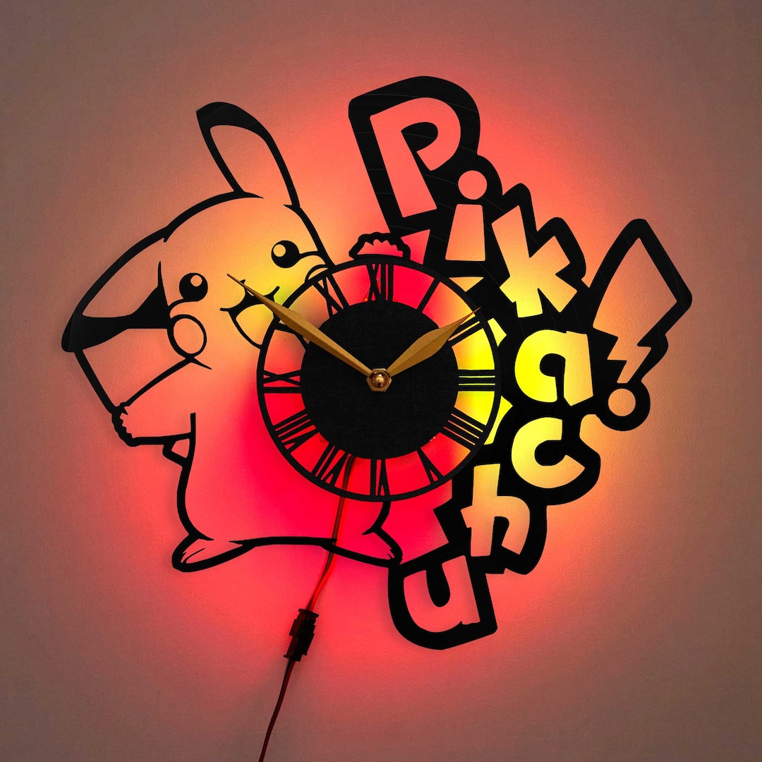 Anime Wall Clock Anime Gift Anime Decor - Etsy