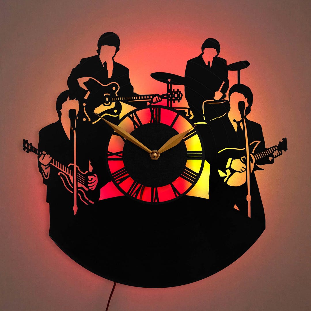 Beatles Clock, Beatles Gift, Beatles Wall Decor - Etsy
