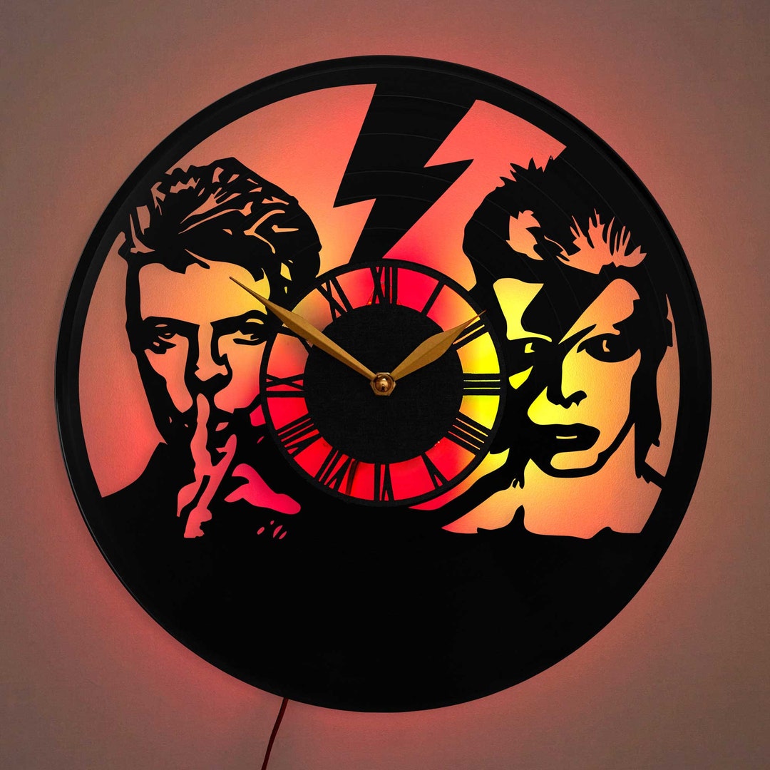 David Bowie Clock, David Bowie Gift - Etsy