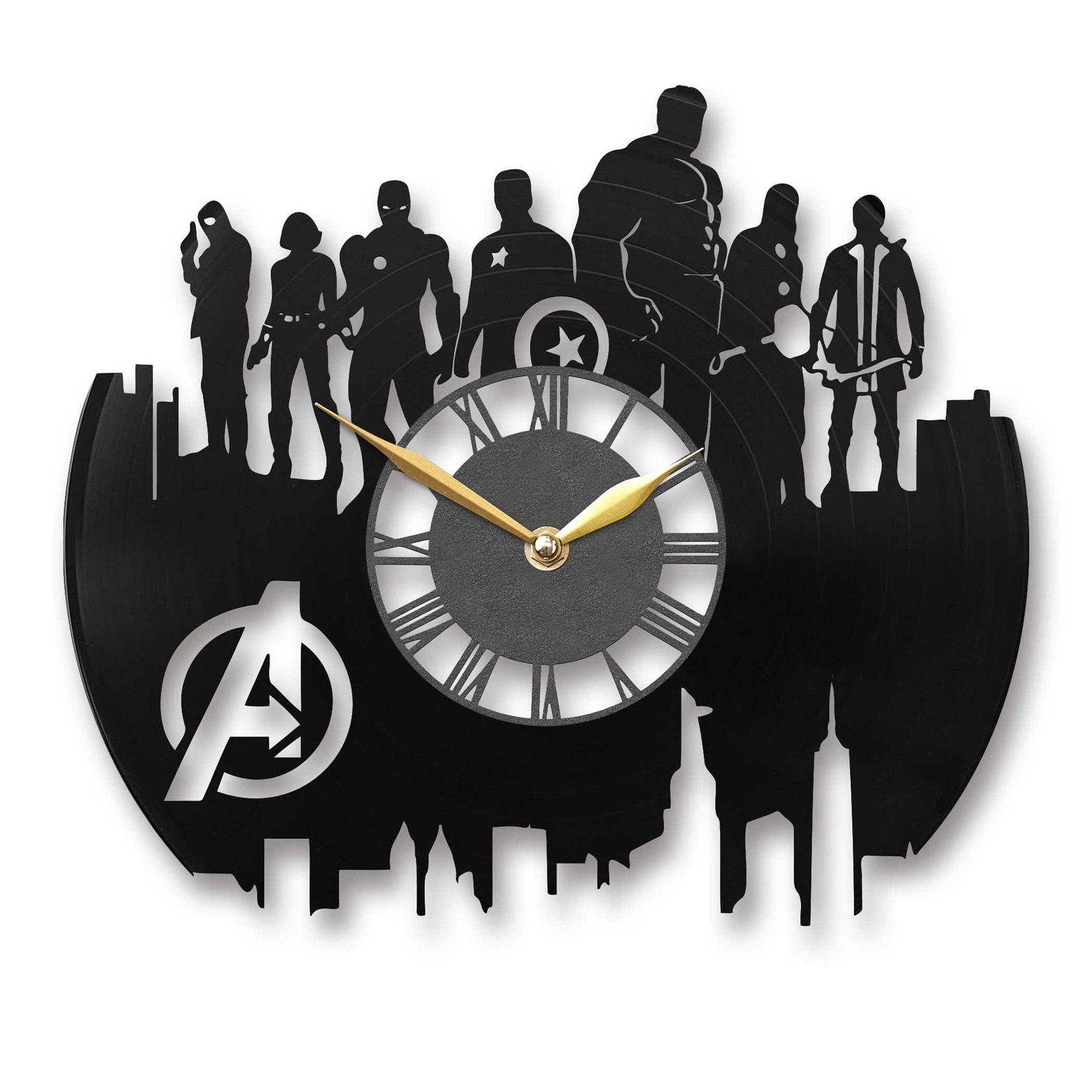 Marvel Clock for Man, Marvels Gifts for Men, Avengers Clock, Avengers ...