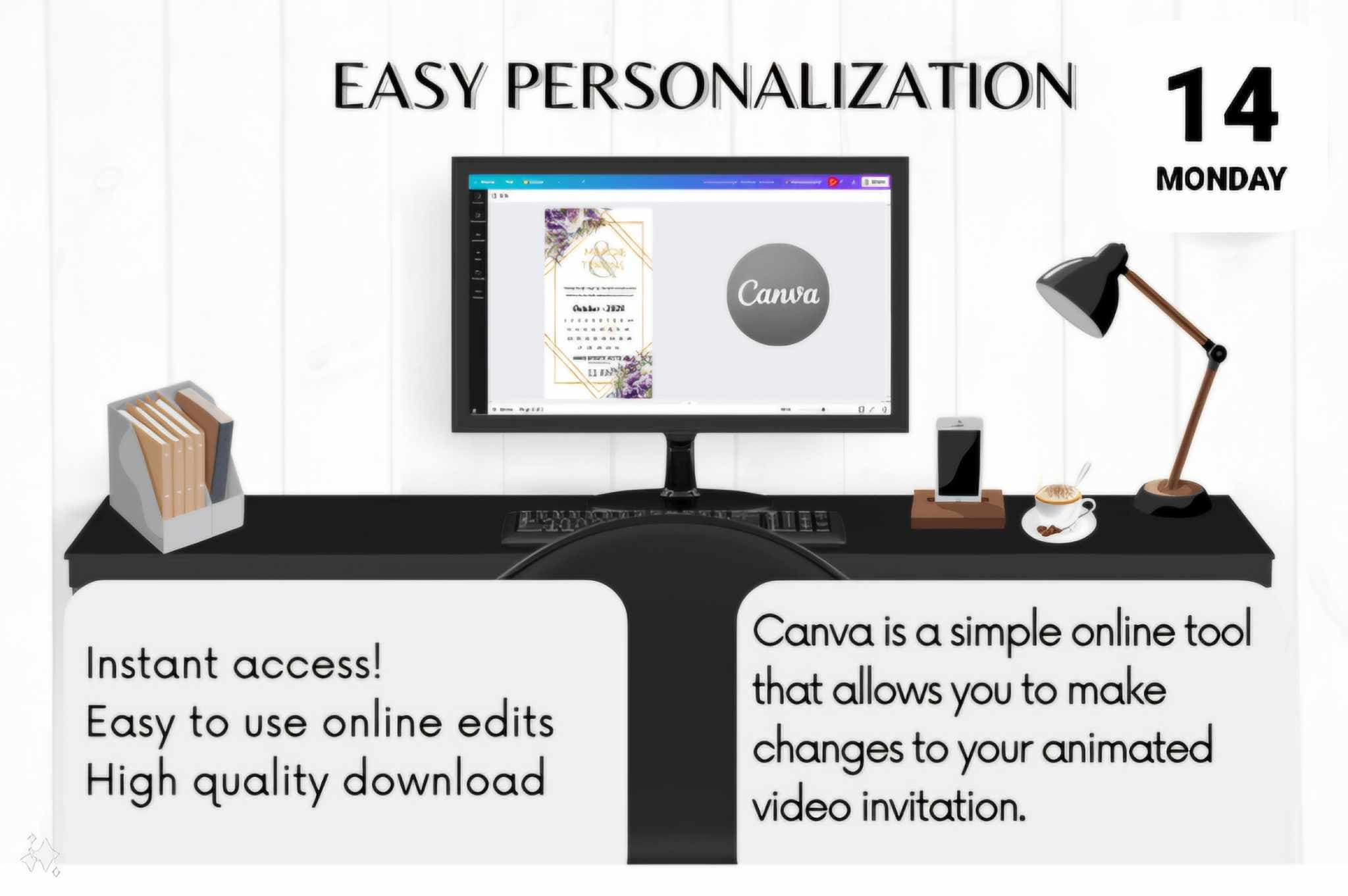 Animated Video Invitation Template - Etsy