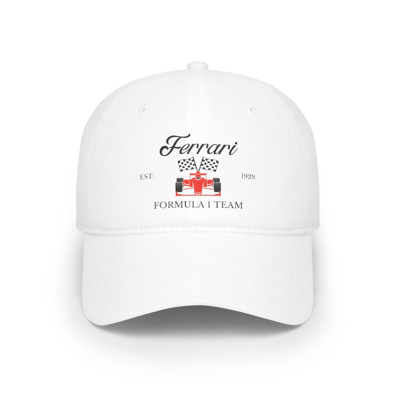 Ferrari F1 Merch Low Profile Baseball Cap Hat - Etsy