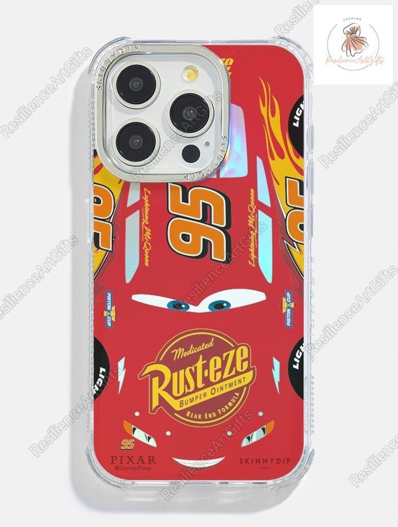 Disney Lightning Mcqueen Phone Case, Mcqueen Phone Case, Mcqueen Phone ...