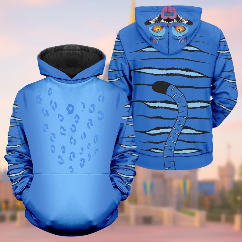 Cute Tiger Costume Hoodie Joggers, Derpy Tiger Cosplay, Derpy Tiger ...