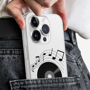 Music Lover Phone Case Music Notes Cover Fit for iPhone 15 14 13 12 11 ...