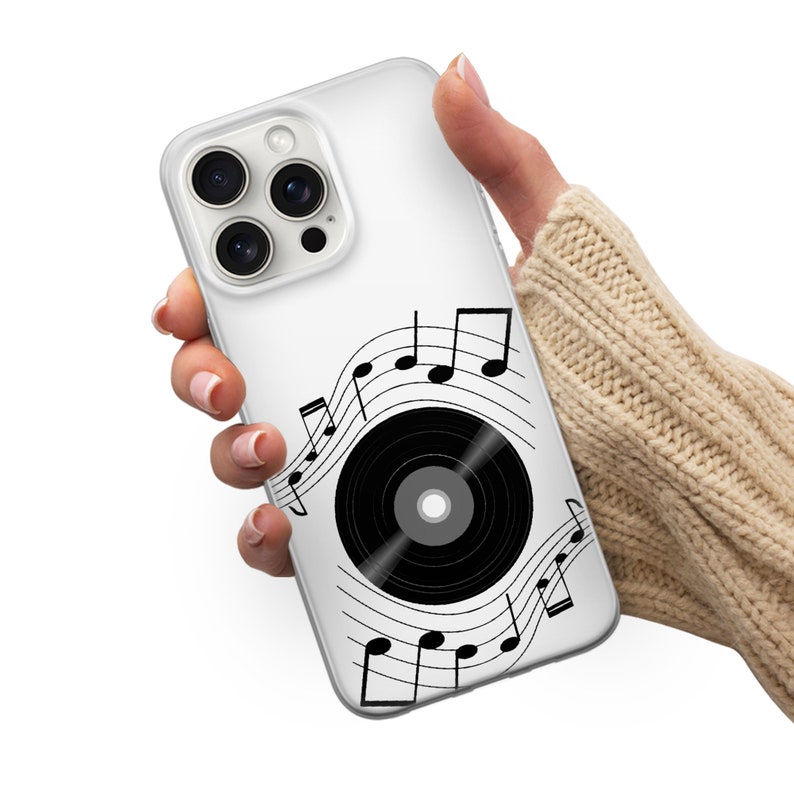 Music Lover Phone Case Music Notes Cover Fit for iPhone 15 14 13 12 11 ...