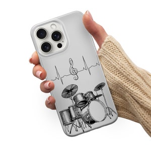 Music Lover Phone Case Music Notes Cover Fit for iPhone 15 14 13 12 11 ...