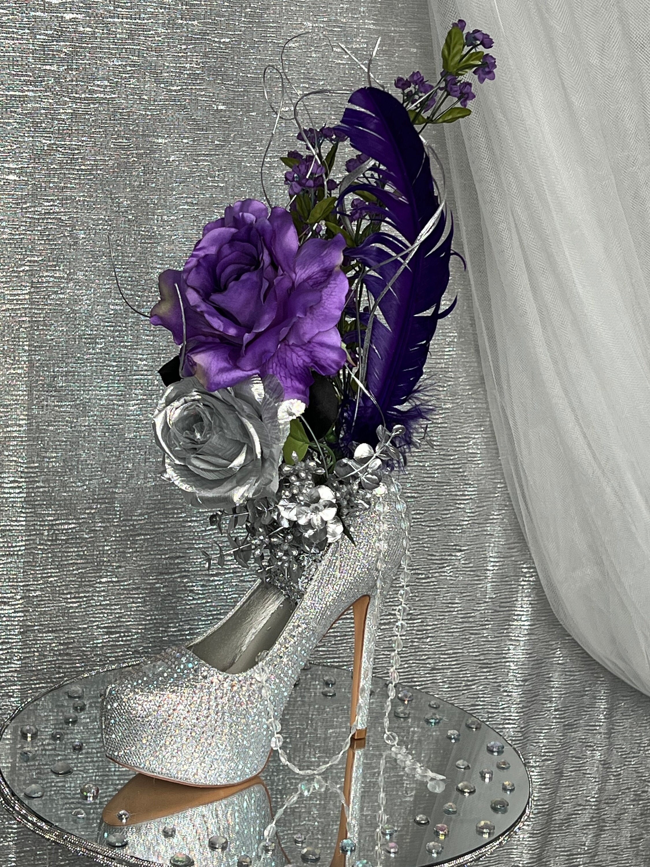 High Heel Floral Arrangement - Etsy