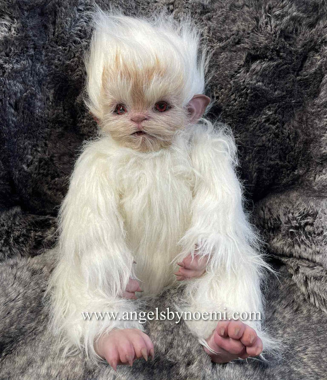 Made to Order "albino Victor" Cuddle Body Silicone Werewolf - Preemie ...
