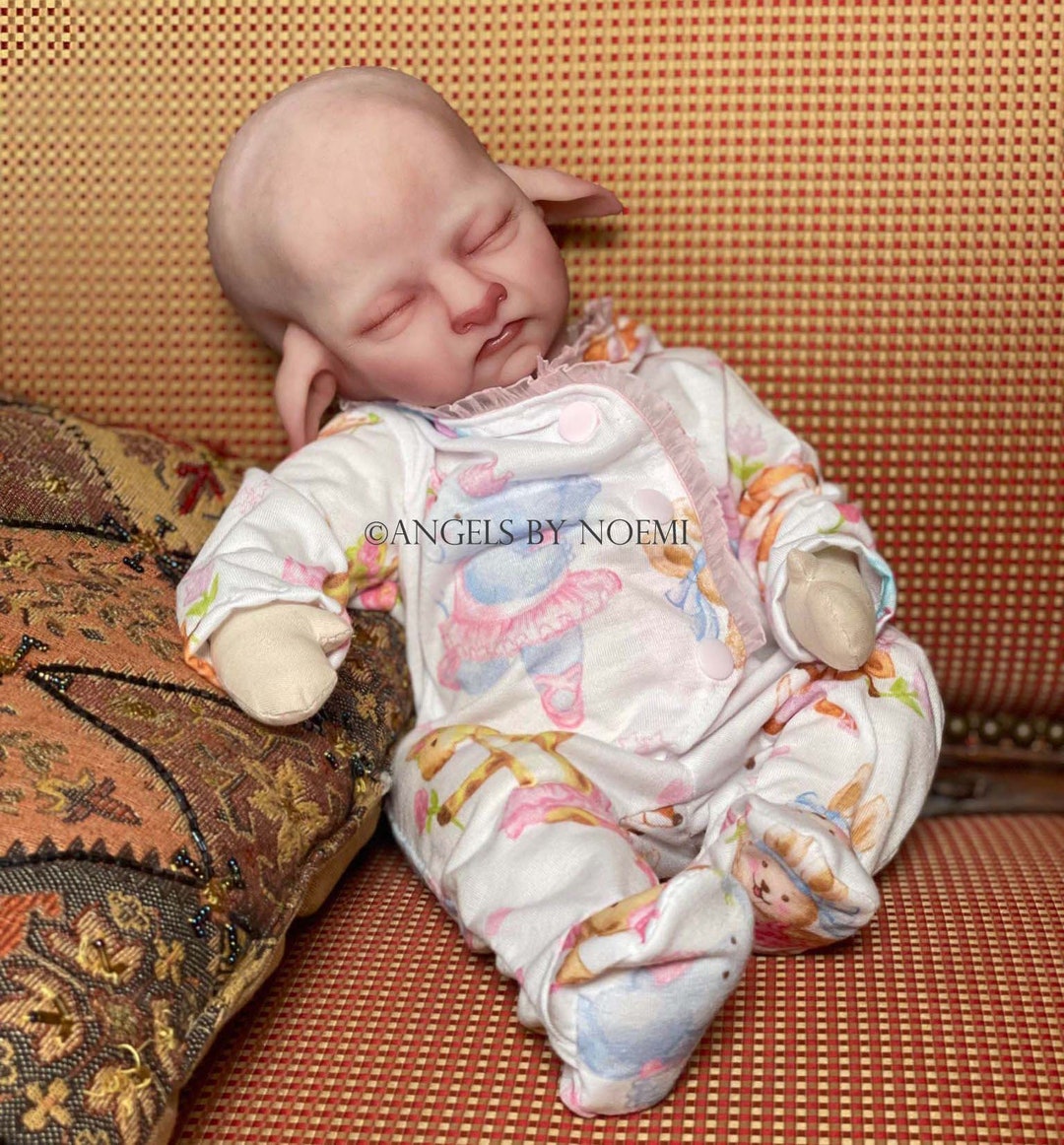 Mini Aurora Fantasy Faun - Cuddle Silicone Doll - Small Preemie ...