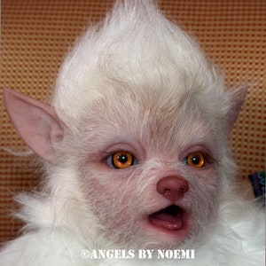 Made to Order "albino Fabio" Cuddle Body Silicone Werewolf Baby ...