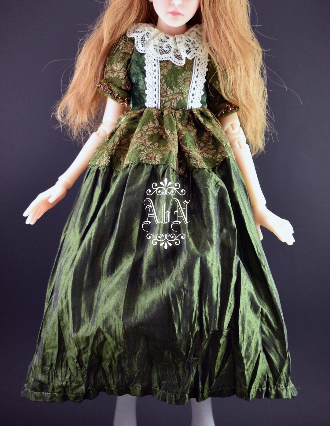 Princess Dress Full Set for BJD - Will Fit 1:4 BJD- Handmade by the ...