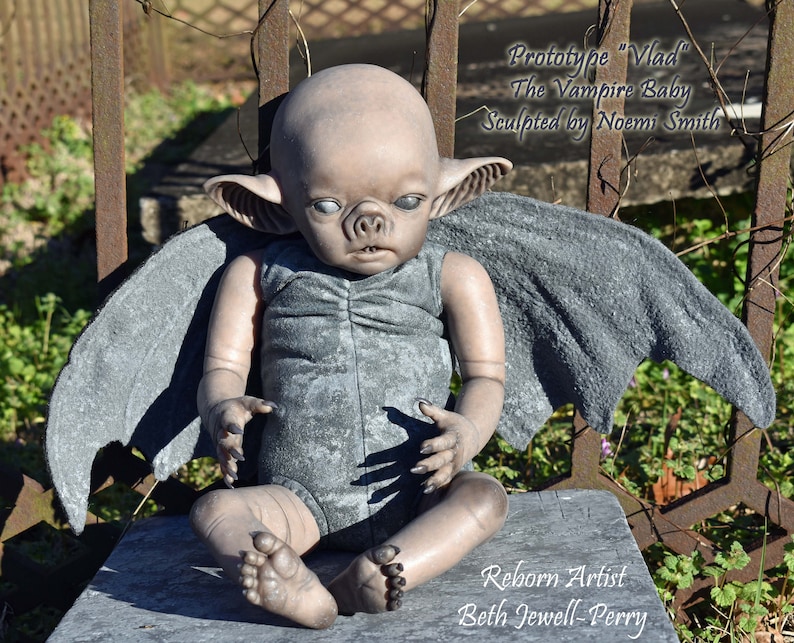 Alternative Reborn Vinyl Kit Vlad the Vampire Baby Preemie - Etsy