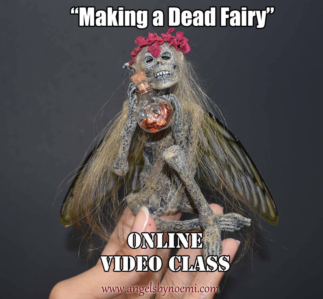 Making a Dead Fairy - Online Class - Angels by Noemi - Making Art Dolls ...