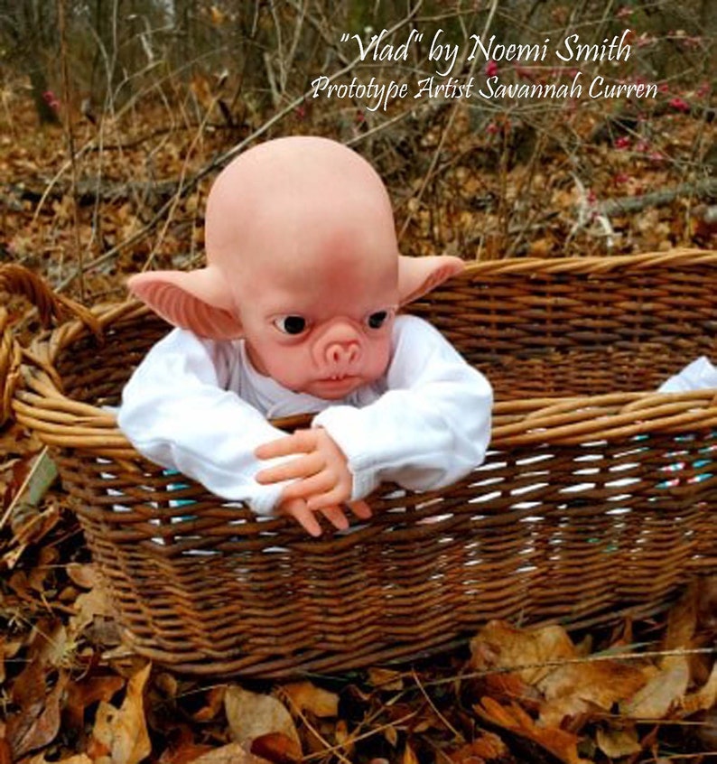 Alternative Reborn Vinyl Kit - Vlad the Vampire Doll - Preemie - Made ...