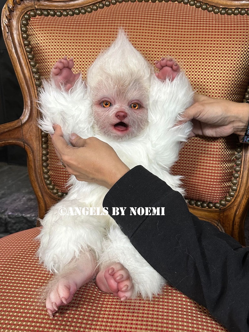 Made to Order "albino Fabio" Cuddle Body Silicone Werewolf - Preemie ...