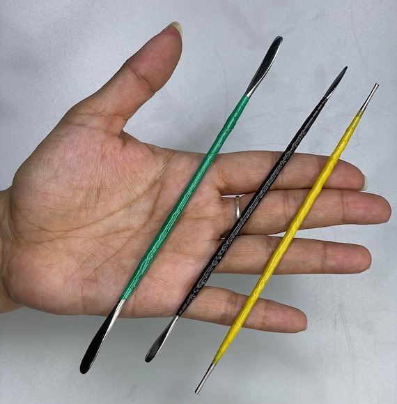 Sculpting Tool SET of 3 Clay Modelling Metal Tools for - Etsy
