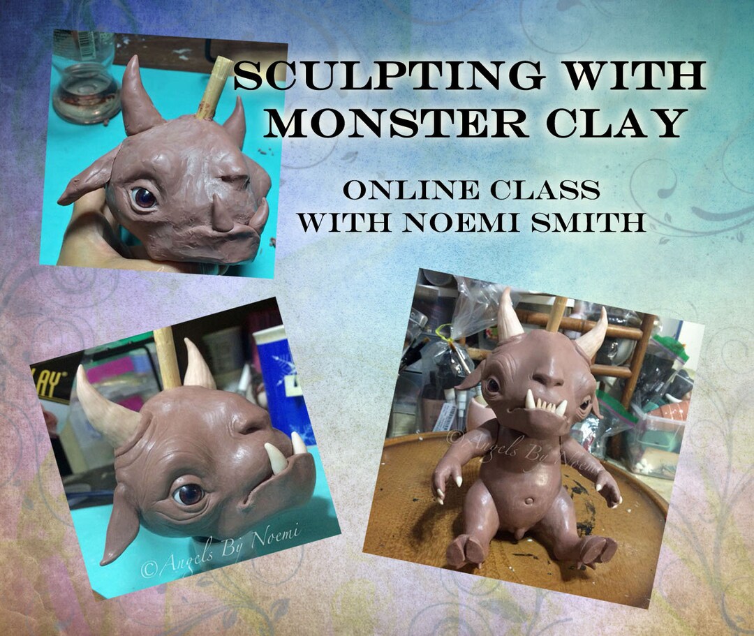 Online Video Class " Sculpting With Monster Clay " for Sculptors and ...
