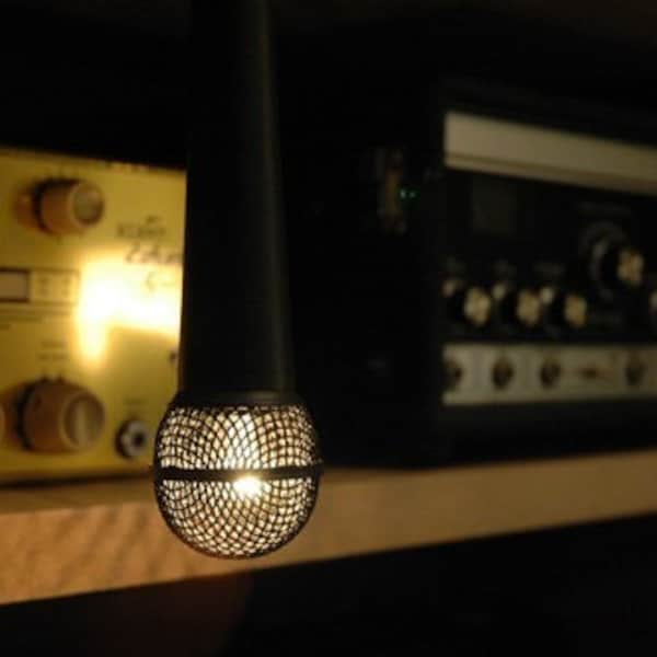 Microphone Lamp - Etsy