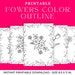 Bold and Easy Beautiful Flower Coloring Pages, Colorful Colored ...