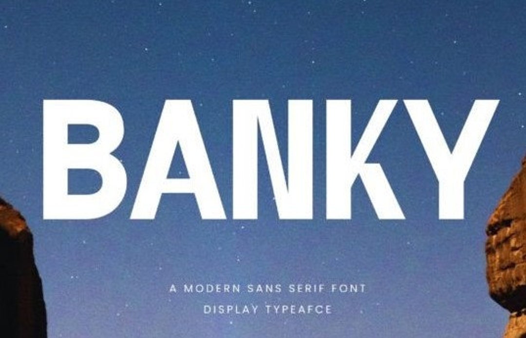 Banky Font, Groovy Note Font, Branding Font, Wedding Font, Retro Font ...