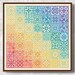 Rainbow Cross Stitch Patchwork Sampler Xstitch Quaker Ornament Pattern ...