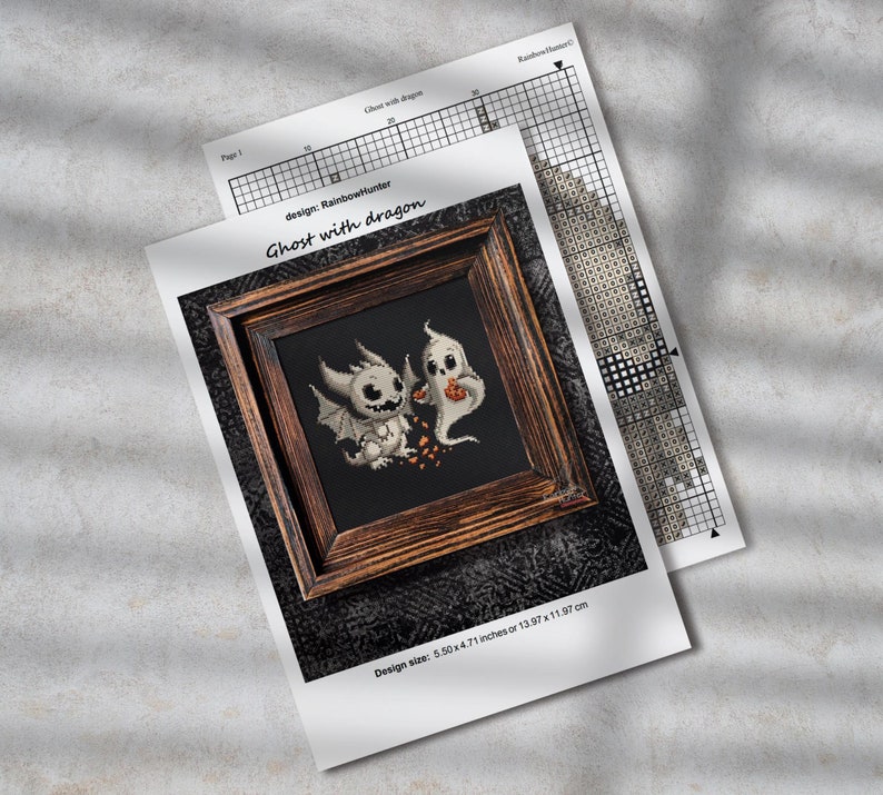 Bathroom Ghost Cross Stitch Pattern PDF Halloween Funny Ghost Cross ...